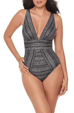 Miraclesuit Elysium Odyssey One-piece Swimsuit - Black/white