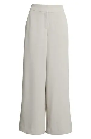 TAHARI ASL Wide Leg Pants - Straw