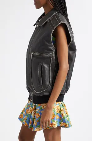 Rabanne Leather Vest