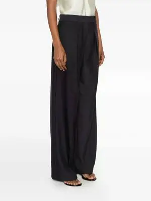 FORTE_FORTE Pleated Wide-leg Trousers