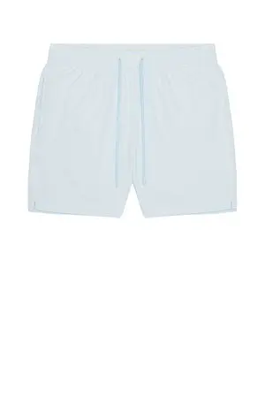 Onia Charles 5" Swim Trunk With Stripes - Sky