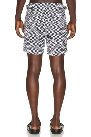Onia Calder Buckle 5" Swim Trunks - Midnight