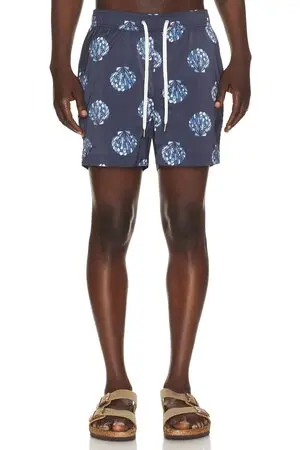 Onia Charles 4 Swim Trunk - Navy Multi