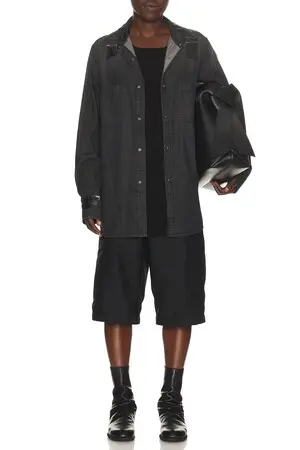 MAISON MARGIELA Long-sleeved Shirt In Black