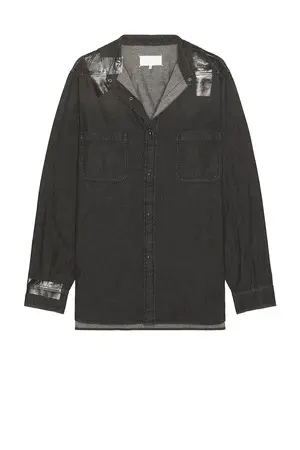 MAISON MARGIELA Long-sleeved Shirt In Black
