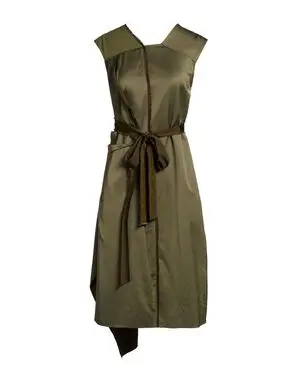 High Sleeveless Midi Dress