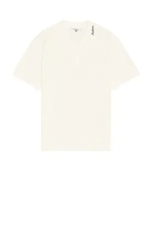 MALBON Resort Crochet Polo - Ivory
