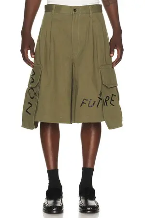 Comme Des Garcons Paneled Shorts For Men