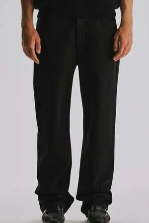 THE ROW Vanya Wide Leg Jeans - Black