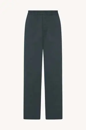 THE ROW Ari Mid-rise Wide-leg Pants - Green