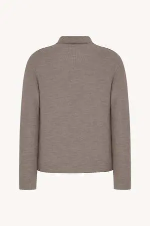 THE ROW Bertram Top - Light Pebble