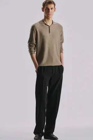 THE ROW Bertram Top - Light Pebble