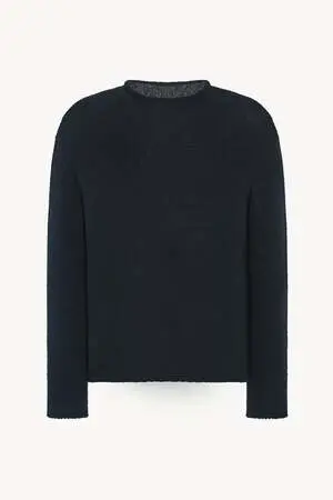 THE ROW Hideki Long-sleeve Mockneck Sweater