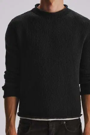 THE ROW Hideki Long-sleeve Mockneck Sweater