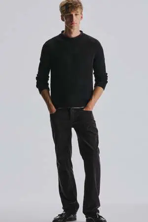 THE ROW Valentin Corduroy Slim Leg Trousers