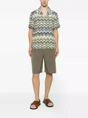 Missoni Zigzag-print Short-sleeve Shirt