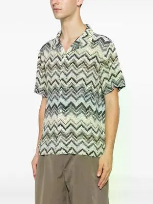 Missoni Zigzag-print Short-sleeve Shirt