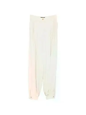 Etro Pleated Cuffed Trousers - Neutrals