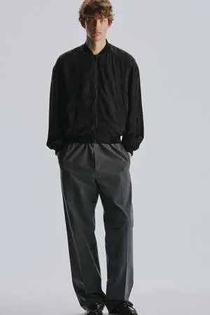 THE ROW Oriel Bomber Jacket In Silk Poplin