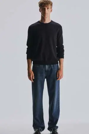 THE ROW Cyrus Long Sleeve Crewneck Top