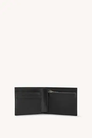 THE ROW Zip Classic Wallet - Black