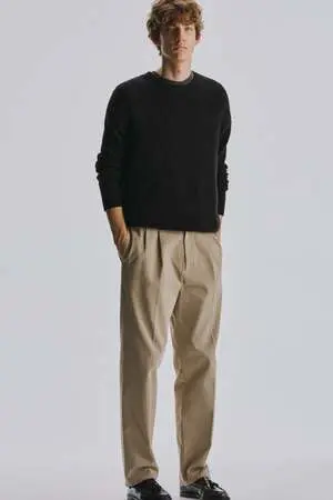 THE ROW Tomasino Cotton Twill Trousers