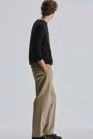 THE ROW Tomasino Cotton Twill Trousers