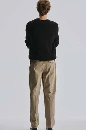 THE ROW Tomasino Cotton Twill Trousers