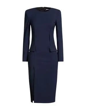 Patrizia Pepe Midi Dress Size Polyester, Virgin Wool, Elastane