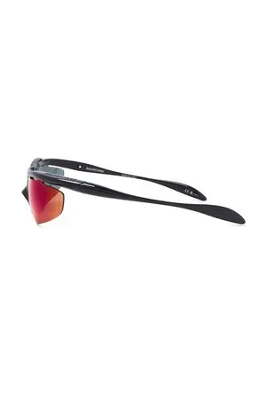 Balenciaga Turbo Geometrical Sunglasses - Black