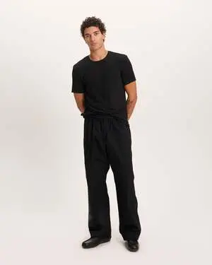 ATM Anthony Thomas Melillo Cotton Twill Judo Pants - Black