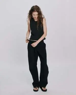 ATM Anthony Thomas Melillo Cotton Judo Pants - Black