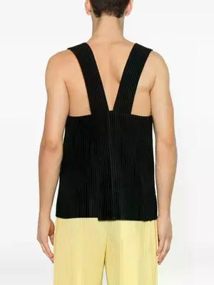Issey Miyake Sleeveless Square Neck Top