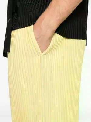 Issey Miyake Tailored Pleats Cropped Trousers