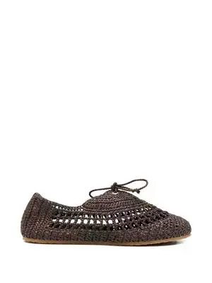 Superga Woven Lace-up Shoes - Brown