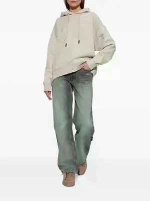 Off-White Logo Print Drawstring Hoodie