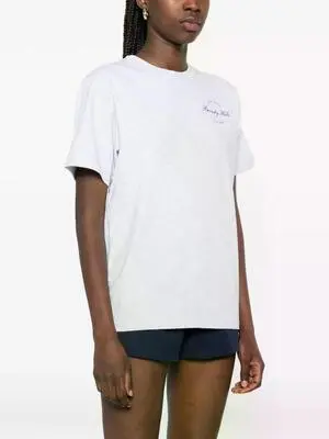 SPORTY & RICH Logo Print T-shirt