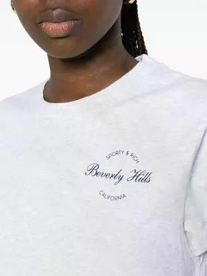 SPORTY & RICH Logo Print T-shirt