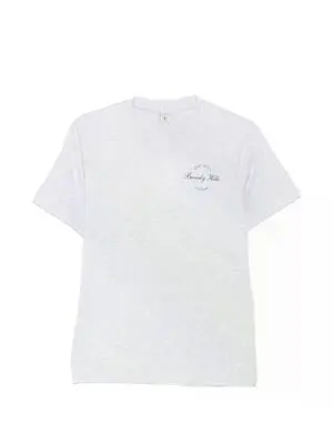 Sporty & Rich Logo Print T-shirt - Grey