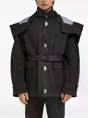 FERRAGAMO Cropped Hooded Parka