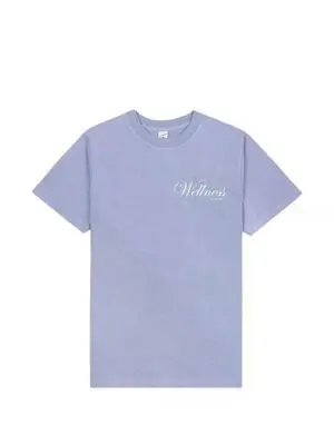 SPORTY & RICH Cotton Logo T-shirt - Blue