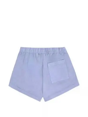 SPORTY & RICH Logo Print Elasticated Waist Shorts