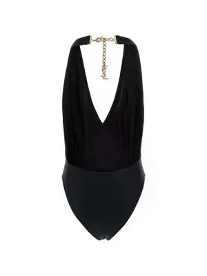 Saint Laurent Halterneck Swimsuit