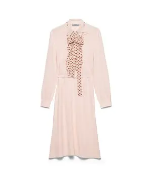 Prada Embroidered Marocain Dress