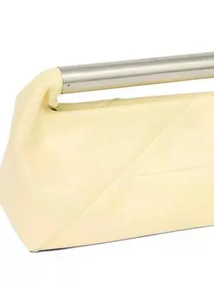 MAISON MARGIELA Leather Tote Bag With Metallic Handle