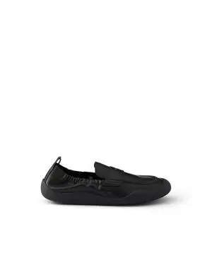 Prada Speedrock Leather Loafers - Black