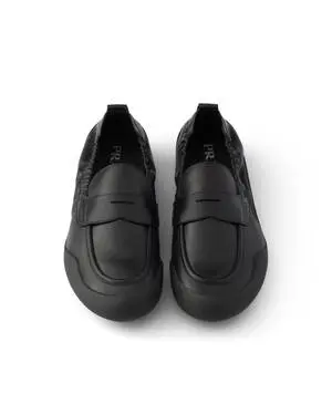 Prada Speedrock Leather Loafers - Black