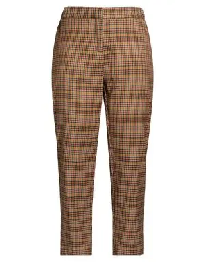 OTTOD'AME Tartan Pattern Cropped Tapered Pants
