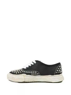 Mihara Yasuhiro Studded Lace-up Sneakers - Black