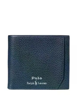 Polo Ralph Lauren Pebbled Leather Wallet - Blue